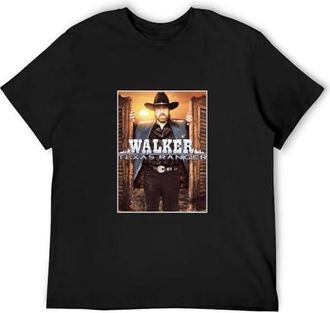 Nique Tee Shirt New Adult Cotton Chuck Norris Walker Texas Ranger T Shirt Black L
