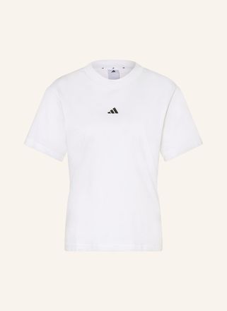 adidas T-Shirt Essentials Small Logo weiss