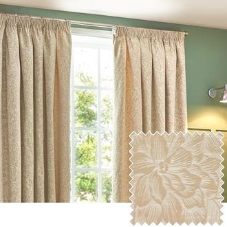 furn. Wylder Nature Grantley Jacquard-Plisseevorh&auml;nge, Gardinen, Vorh&auml;nge