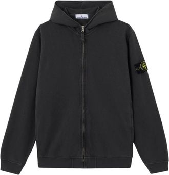 Stone Island Homme, Sweatshirts et sweats &agrave; capuche, Gris, Taille: 2XL SweaT-shirt &agrave; Capuche Enti&egrave;rement Zipp&eacute;