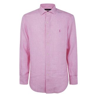 Polo Ralph Lauren Homme, Chemises, Rose, Taille: XL Chemise de sport &agrave; manches longues