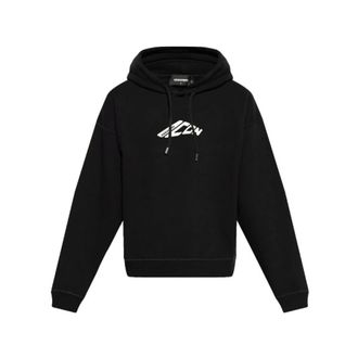 Dsquared2 Homme, Sweatshirts et sweats &agrave; capuche, Noir, Taille: XL SweaT-shirts &agrave; capuche