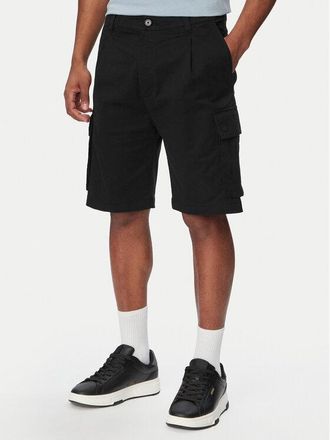 HUGO BOSS Stoffshorts Craysen 50556891 Schwarz Straight Fit