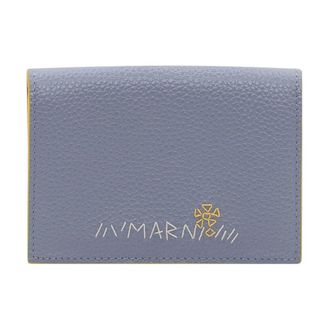 Marni Femme, Accessoires, Bleu, Taille: ONE Size Trifold Wallet