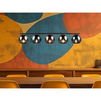 Reality Reality Leuchten - Ausgefallene Pendelleuchte sheldon mit bunt verspiegelten Glaskugeln, b: 83cm