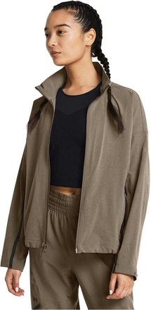 Under Armour Unstoppable Trainingsjacke f&uuml;r Damen, Ventiliert, Athletisch (Braun)