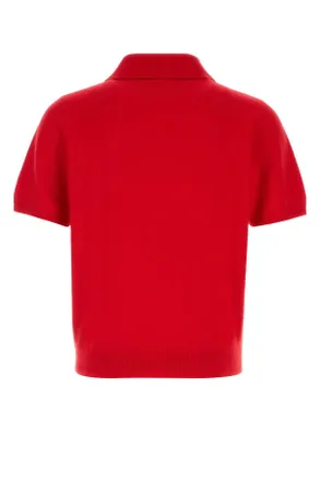 Entire studios Sleeve Polo Shirt - Red