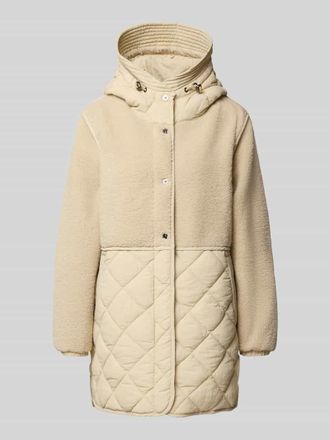 Fuchs Schmitt Teddyfell Mantel mit Knopfleiste und Eingrifftaschen