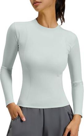 Generic T-Shirt de Sport Femme Manches Longues Haut Gym Yoga Coupe ajust&eacute;e Fitness Respirant