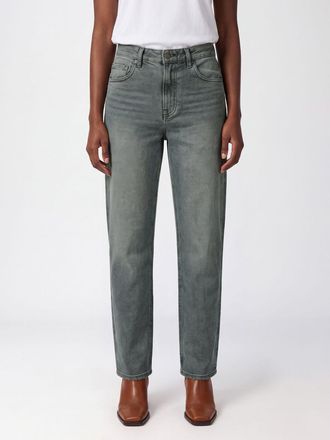 Haikure Lisa Straight Jeans mit hoher Taille von aus Baumwolldenim mit f&uuml;nf Taschen