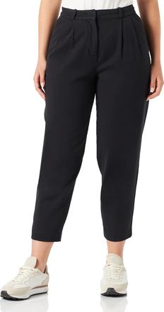 Benetton Damen 45H6DF00A Hose, Schwarz 100, 38