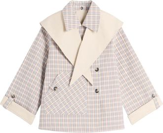 Damson Madder Femme, Vestes, Beige, Taille: 40 FR Manteau court r&eacute;versible Jerry