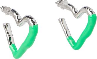 Safsafu Femme, Accessoires, Vert, Taille: ONE Size Boucles doreilles cr&eacute;oles Coeur Fondu
