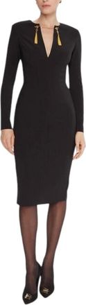 Elisabetta Franchi Femme, Robes, Noir, Taille: 40 FR Ab-805-57E2-V460 Dress