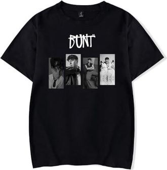 Generic Bunt Merch T-shirt classique &agrave; manches courtes avec logo graphique Tour Album Mode Cool Unisexe Chemise V&ecirc;tements pour l&eacute;t&eacute;, Noir, XXL