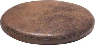 Generic Stuhlkissen f&uuml;r Esszimmerst&uuml;hle aus Leder rundes Kissen f&uuml;r Barhocker Sitzkissen aus Memory-Schaum weiche rutschfeste runde Stuhlpolster mit Bezug aus