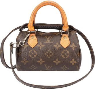 Louis Vuitton Crossbody Bags - Louis Vuitton Canvas Monogram Mini Speedy Handbag - Gr. unisize - in Braun - f&uuml;r Damen