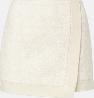 Balmain Minirock aus Tweed