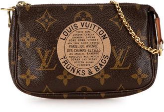Louis Vuitton Crossbody Bags - Monogram Trunks and Bags Mini Pochette Accessoires - Gr. unisize - in Braun - f&uuml;r Damen