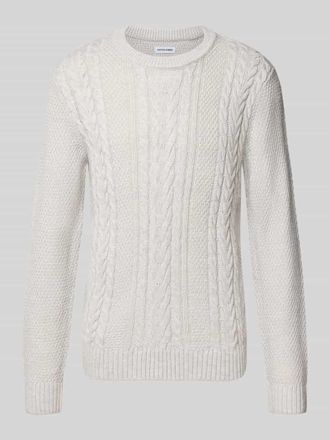 Jack & Jones Pullover mit Zopfstrickstruktur