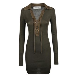 Golden Goose Orly Dress - - Dresses - Damen - Gr&uuml;n - S