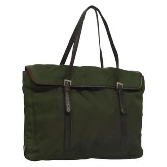 Prada Pre-owned Nylon prada-taschen - - Pre-owned - Damen - Gr&uuml;n - ONE SIZE