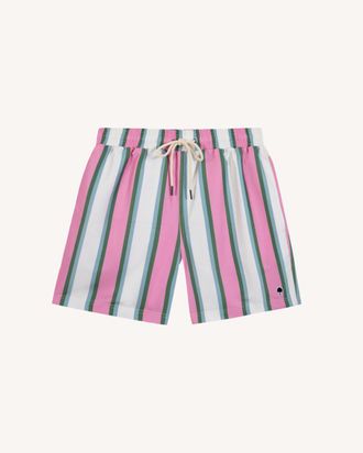 Faguo Short de bain rose et vert - MIMIZAN