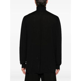 Rick Owens Fine-Knit Cashmere Sweater - Black
