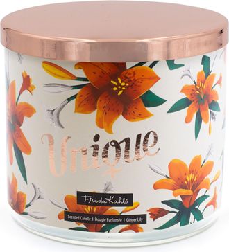 Frida Kahlo Duftkerze im Glas | Unique 400g | Duftkerze Frisch | Geschenkidee für Frauen & Designliebhaber | Kerze lange Brenndauer (60h)