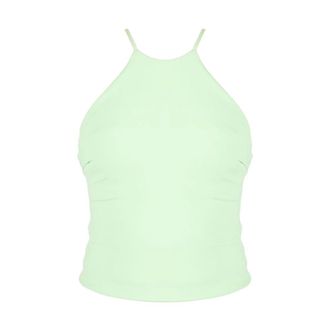 Patrizia Pepe Figurbetontes Crop-Top - - Tops - Damen - Gr&uuml;n - XS