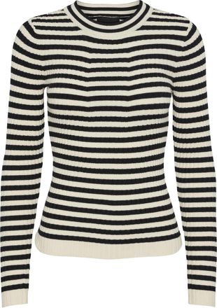 Pieces Pccrista Ls O-Neck Knit Noos Bc