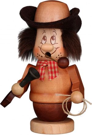 Christian Ulbricht Räuchermännchen Miniwichtel Cowboy - 14 cm