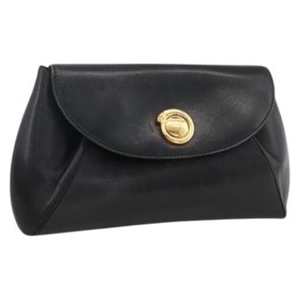 Cartier Sac Clutch Vintage en Cuir Pre-owned - Femme - Pre-owned - Noir - Taille: ONE Size