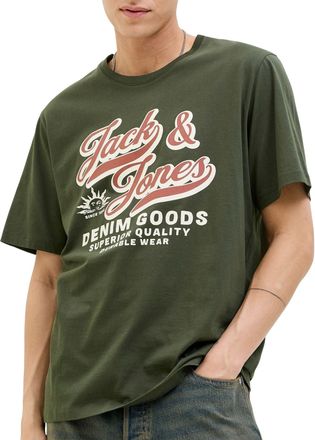 Jack & Jones Jjelogo Tee Ss O-Neck 2 Col Aw25 Sn