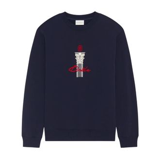 Dr&ocirc;le de Monsieur Dr&ocirc;le Column Print Sweatshirt - - Sweatshirts & Hoodies - Herren - Blau - S