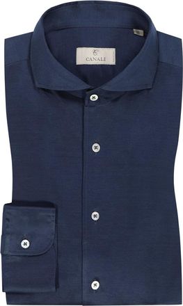 Canali Hemd in Jersey-Qualität, Modern Fit in