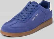 Calvin Klein Ledersneaker mit Label-Schriftzug