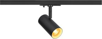 SLV Spot sur rail LED Noblo Monophas&eacute; - noir - 3000K - 1007641