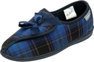 Dunlop Bluebell Chaussons pour femme Imprimé floral, Elena Black, 38 EU