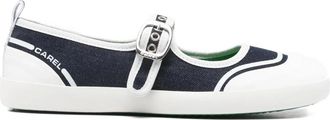Carel Femme, Chaussures, Noir, Taille: 41 EU Costa Canvas Trainer