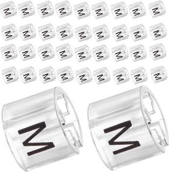 TOPBATHY Transparente KleiderbüGel GrößEnmarkierer 150 StüCk Mit Klarer Beschriftung FüR KleidungsgeschäFte Praktisch Und Langlebig FüR Effektive Organisation