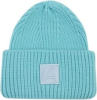 Generic Bonnet Femme Hiver Bonnet Femme Chapeau Femme Hiver Confortable Classique - Broderie Raton Laveur Amusant, Tricot Chaud avec Fourrure, Id&eacute;al Ski, Cade