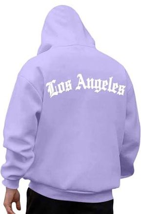 Generic Sweat Homme Grande Taille Couleur Unie D&eacute;contract&eacute;e Vetement Cordon de Serrage Patchwork Sweatshirt Veste Capuche dautomne Basique