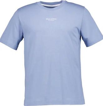 Marc O'Polo Herren T-Shirt blau Baumwolle