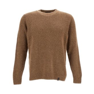 Zanone Homme, Pulls, Brun, Taille: XL Giro Pull Col Rond