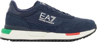 Emporio Armani Emporio Armani Ea7, Homme, Chaussures, Bleu, Taille: 41 1/3 EU Baskets