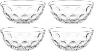 Leonardo CUCINA OPTIC Schalenset - 4 St&uuml;ck - F&uuml;r Dessert, Dips, Beilagen - Vielseitig im Alltag - Stapelbar - Kompakt - Modernes Design f&uuml;r Tisch und K&uuml;che - H