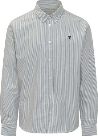 Ami Homme, Chemises, Blanc, Taille: 2XL Contrasted ADC Classic Shirt