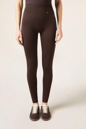 Calzedonia Scrunch Leggings Braun