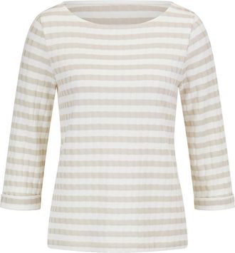 Efixelle Shirt U-Boot-Ausschnitt Efixelle weiss